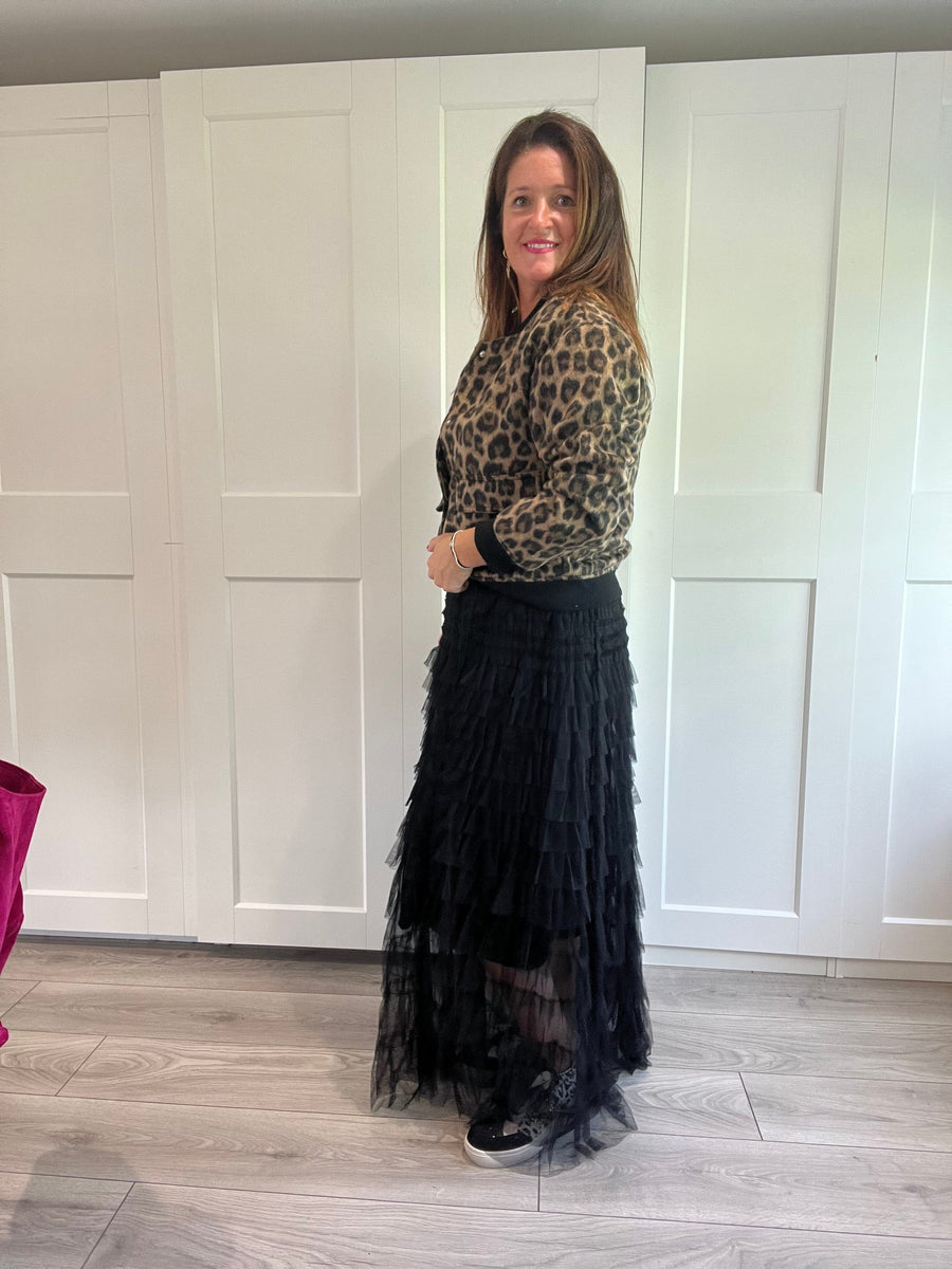 Tulle maxi skirt store