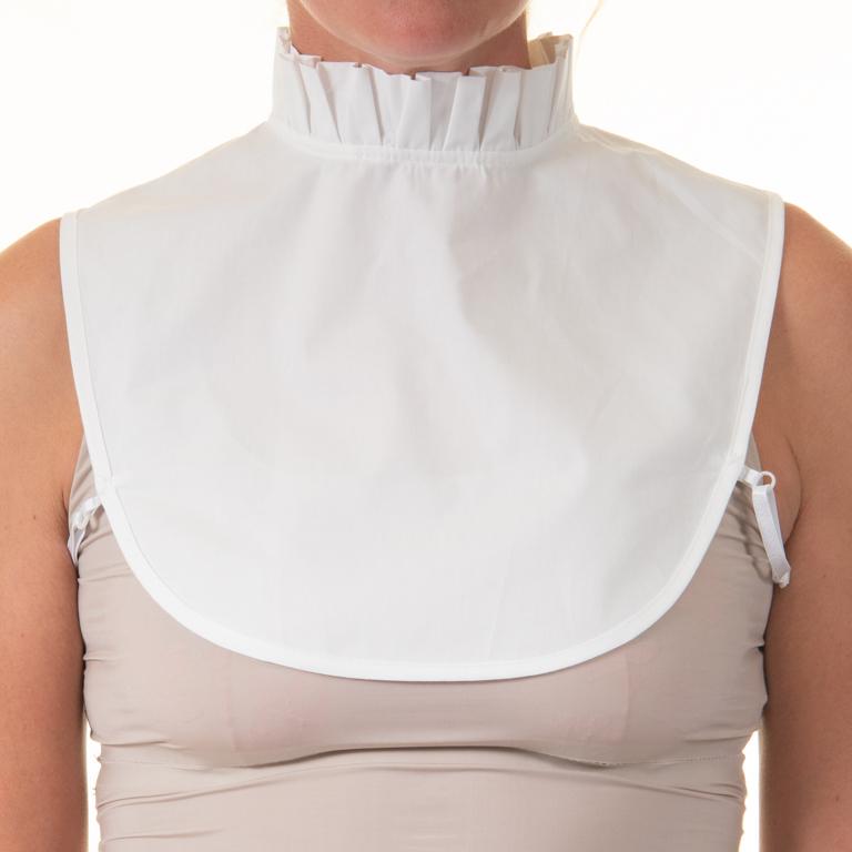 Pie Crust Detachable Faux Off White Collar